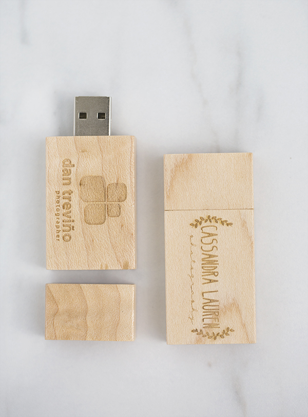 Tyndell Wood Flash Drive - Maple